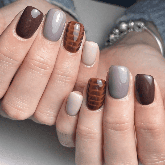 27 Beautiful Thanksgiving Nails You'll Obsess Over - Lifestyle DiJess