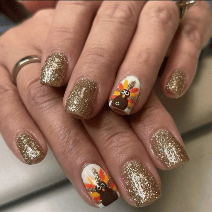 27 Beautiful Thanksgiving Nails You'll Obsess Over - Lifestyle DiJess
